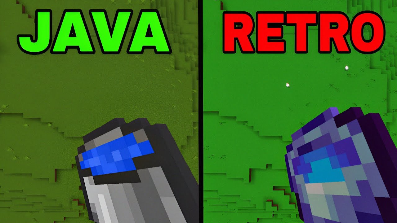 Water Bucket MLG as java vs retro - YouTube
