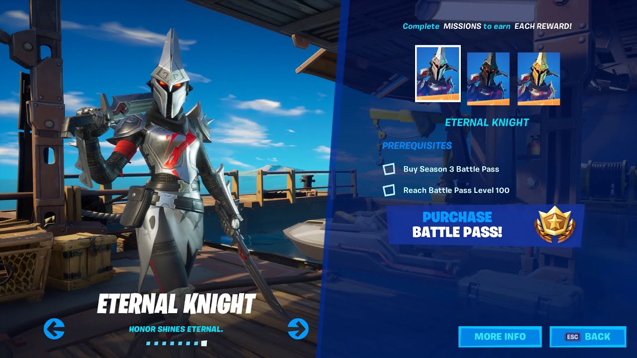 CAVALEIRO ETERNO | ETERNAL KNIGHT | FORTNITE - YouTube