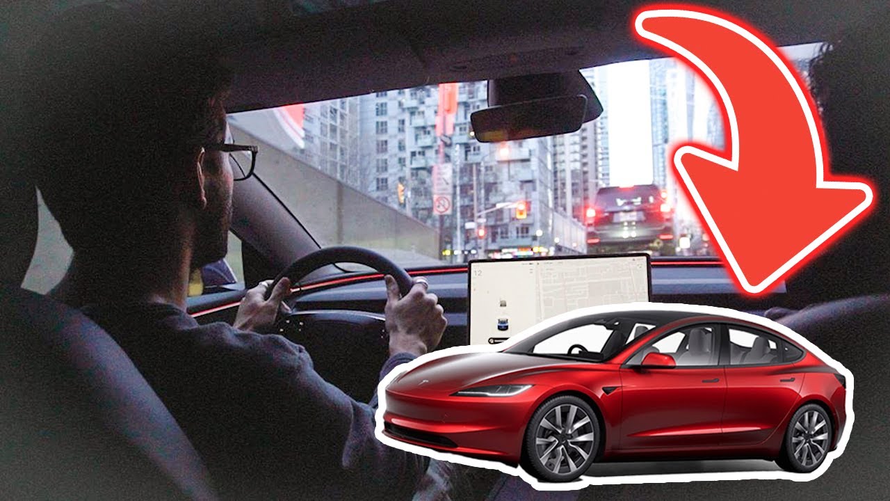 TEST DRIVING THE NEW 2024 TESLA MODEL 3 - YouTube