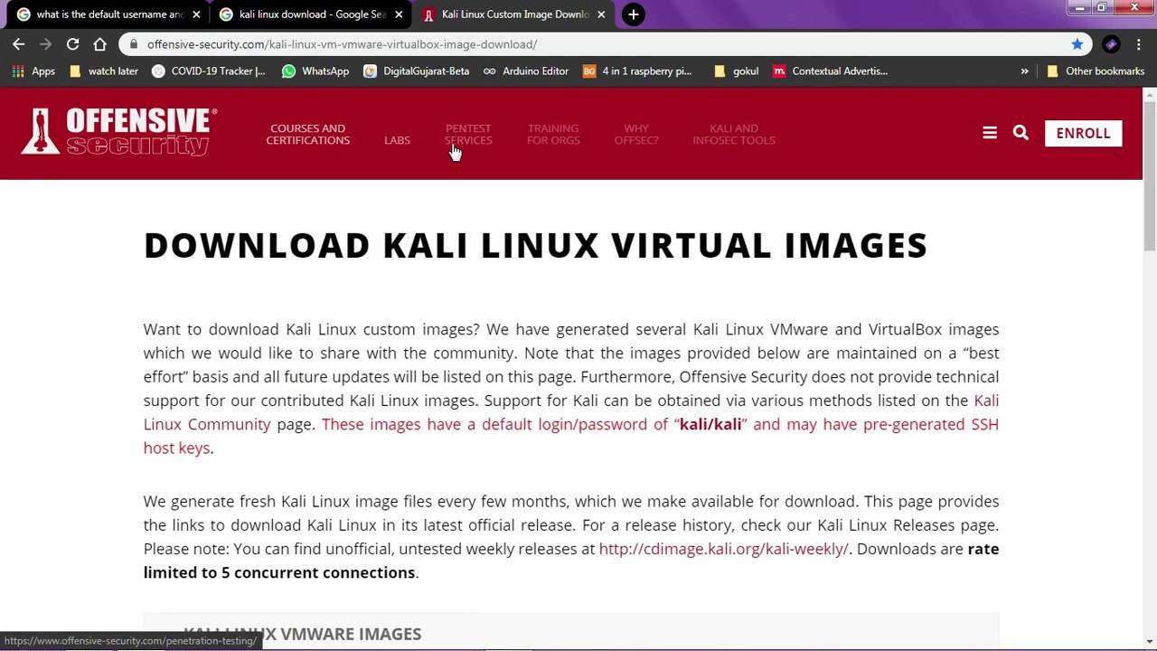 Kali linux default login and password | And how to find it | Kali linux ...