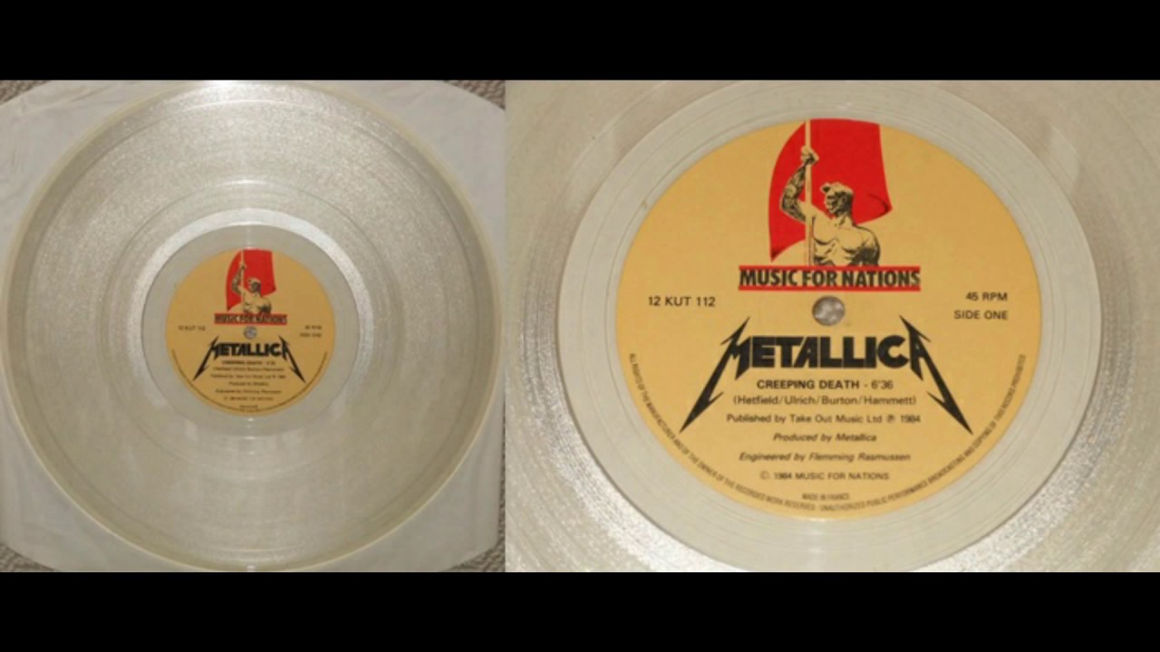 Metallica Clear Vinyl (Creeping Death) - YouTube