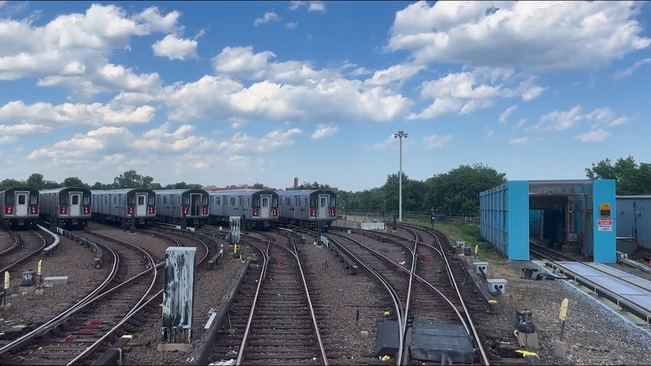 NYC Subway: Museum Lo-V RFW through 239 St Yard Loop - YouTube