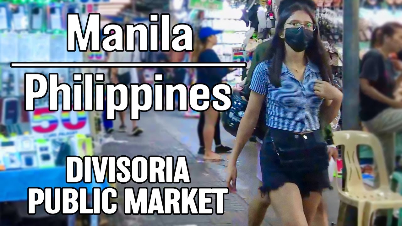 Busy and crowded Divisoria-Public Market in Manila Philippines in March ...