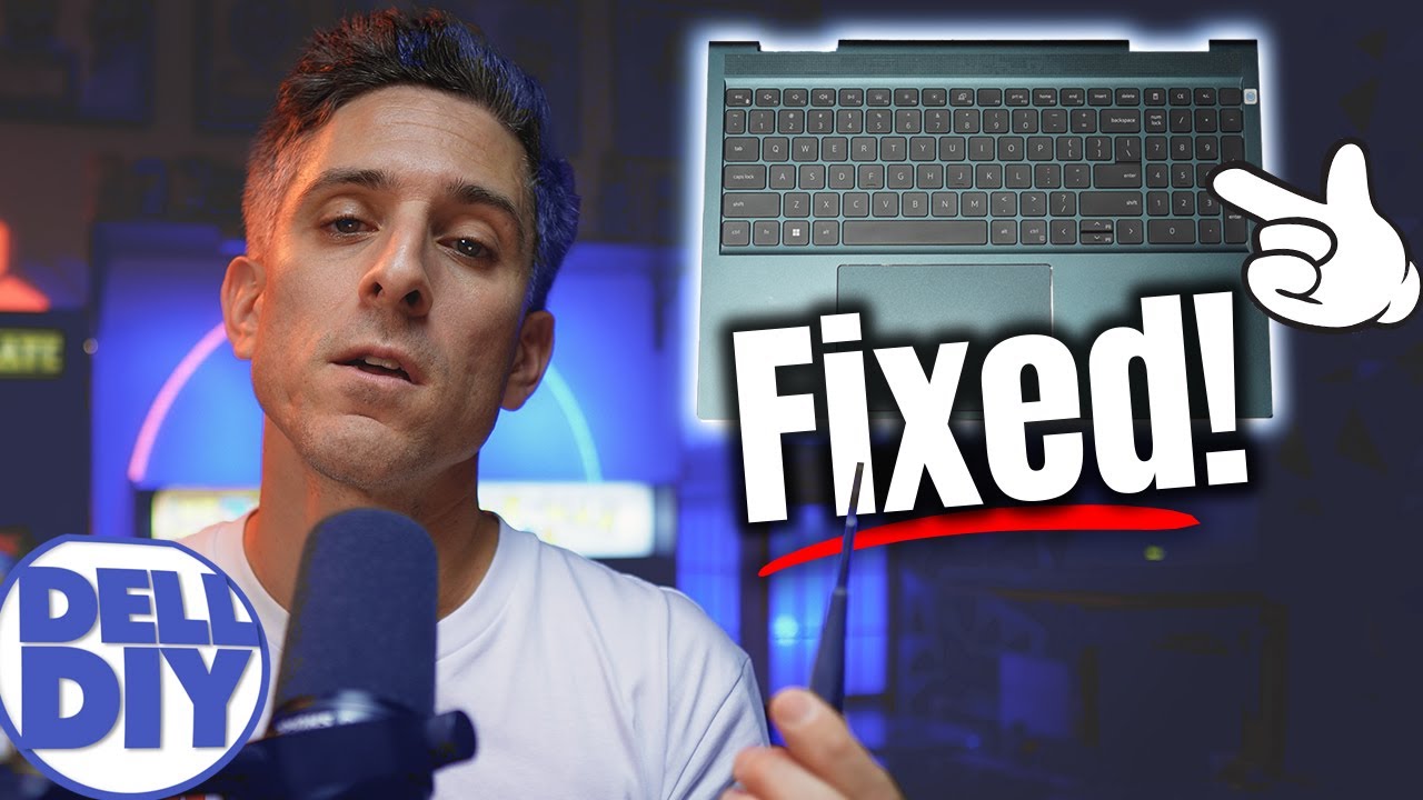 Repair Your Keyboard Palmrest Assembly | Dell Inspiron 7610 - YouTube