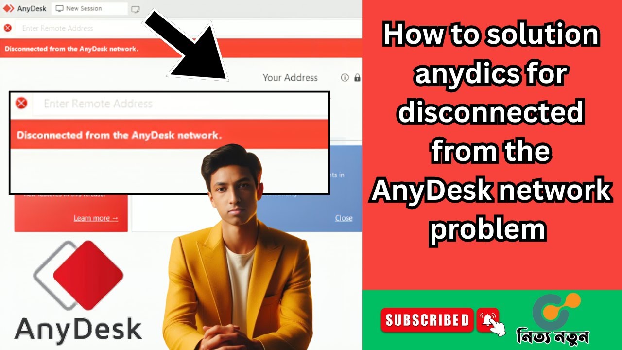 How to solution anydics for disconnected from the AnyDesk network ...