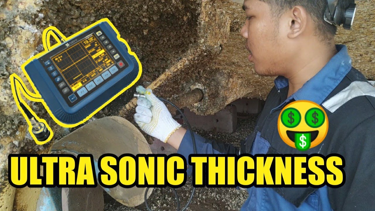 Seperti inilah pengecekan Ultra Sonic Thickness kapal Ferry - YouTube