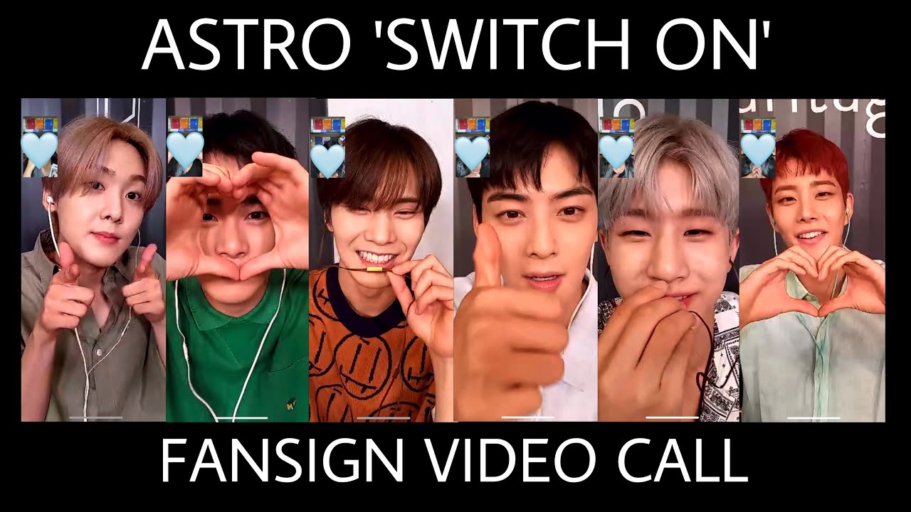 아스트로 Switch On 영상통화 팬싸인회 DMC 210806 | ASTRO Fansign Video Call Event 1 ...