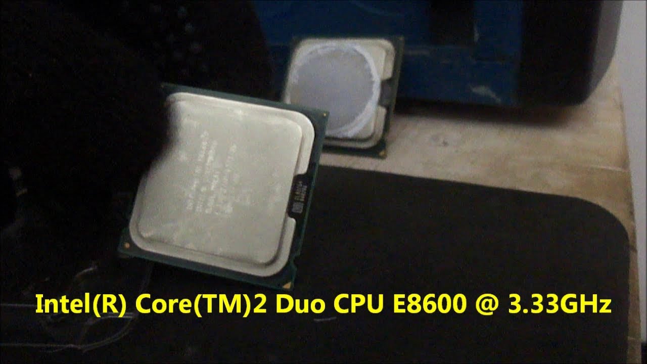 Core 2 Duo E8400 vs E8600. Onde o E8600 é melhor?? - YouTube