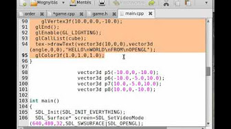 FPS game (C++, OpenGL, SDL) - YouTube
