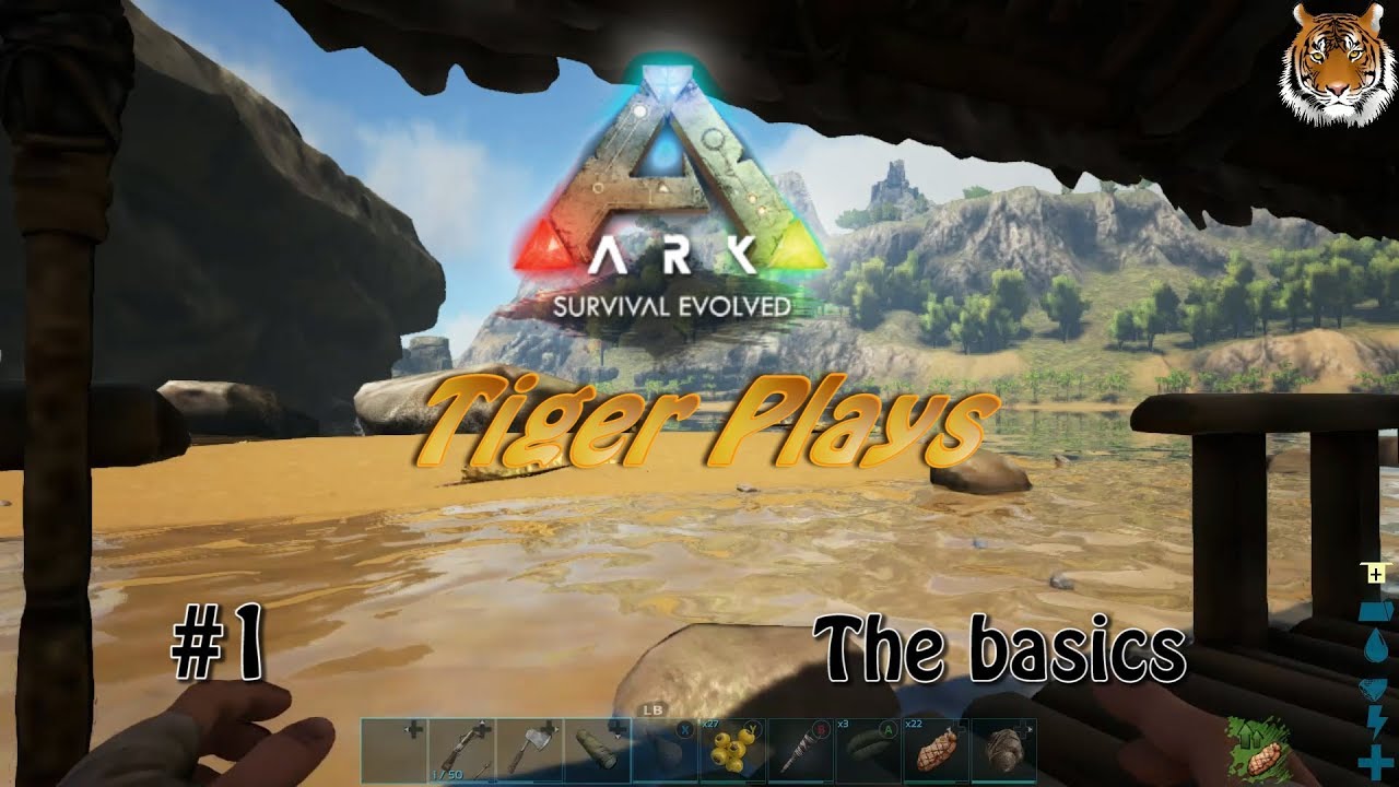 Tiger Plays - Ark Survival Evolved - Ragnarok - #1 The Basics - YouTube