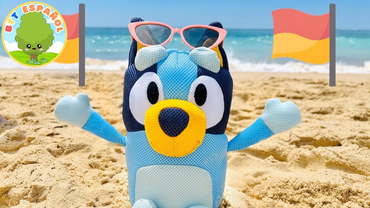BLUEY en la Playa – Diversión y Seguridad Para Niños | Juego de ...