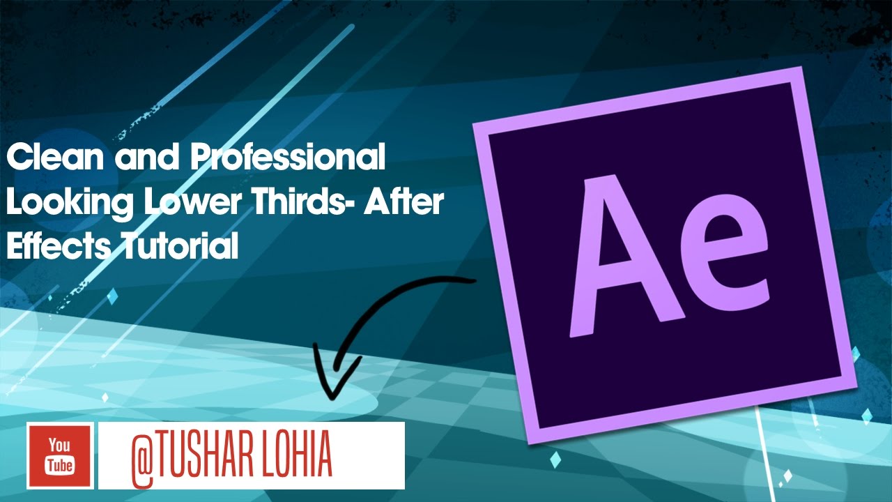 Clean and Professional looking lower thirds- After Effects Tutorial - YouTube
