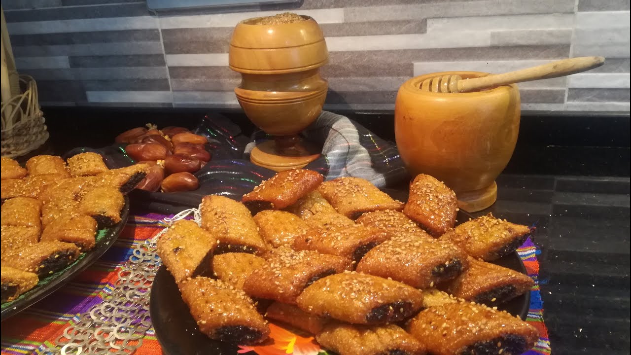 Recette de makroudh tunisien, وصفة المقروض التونسي - YouTube