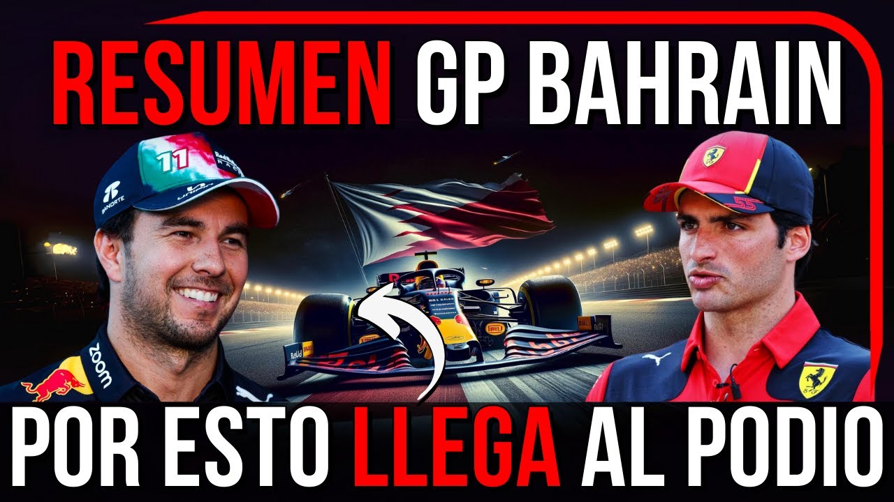 ¡Checo Revela! Su Secreto del Podio en Bahrain Formula 1 2024 - YouTube