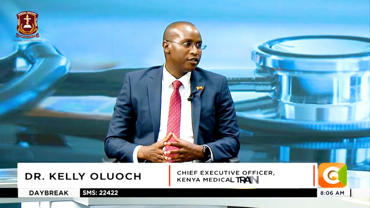 KMTC CEO Dr. Kelly Oluoch explains the College's role in Universal Health Coverage - YouTube