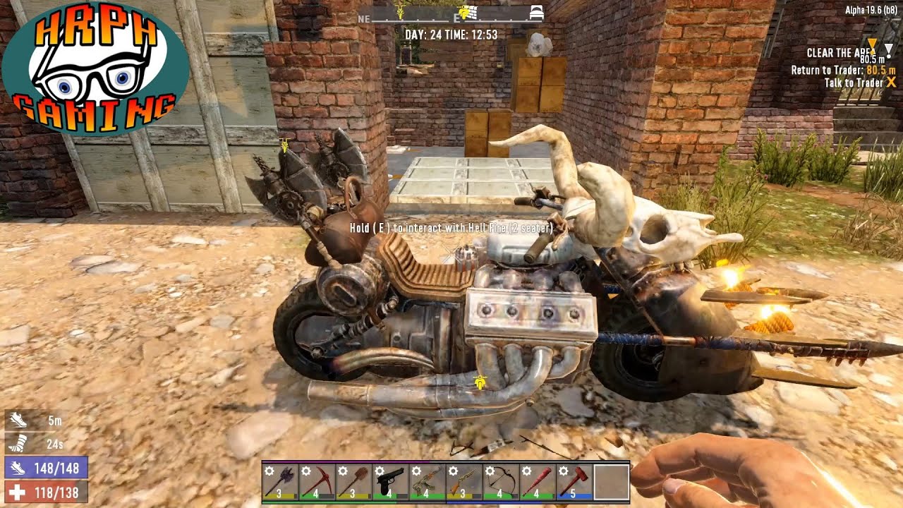 [EP24] Crafting a Hell Fire - Modded 7 Days to Die - Single Player ...