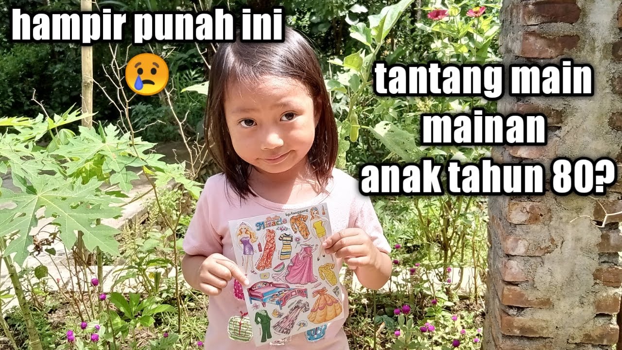 PLAYING PAPER PEOPLE 😍 Main orang-orangan kertas (mainan jadul) - YouTube