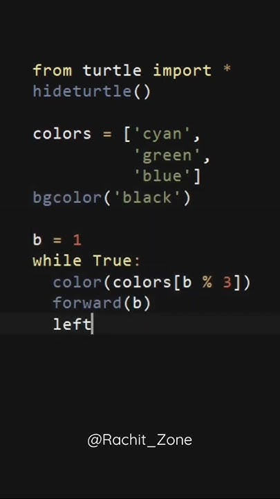 Amazing Python Turtle Design #shorts #youtubeshorts #python - YouTube