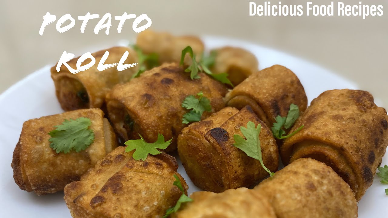 Potato Roll Recipe | Evening Snacks Recipe | Aloo Roll | Crispy Potato ...