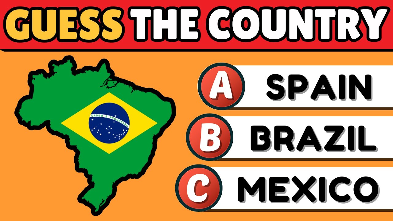 GUESS THE COUNTRY FROM IT'S SHAPE | GUESS THE COUNTRY BY THE MAP SHAPE ...