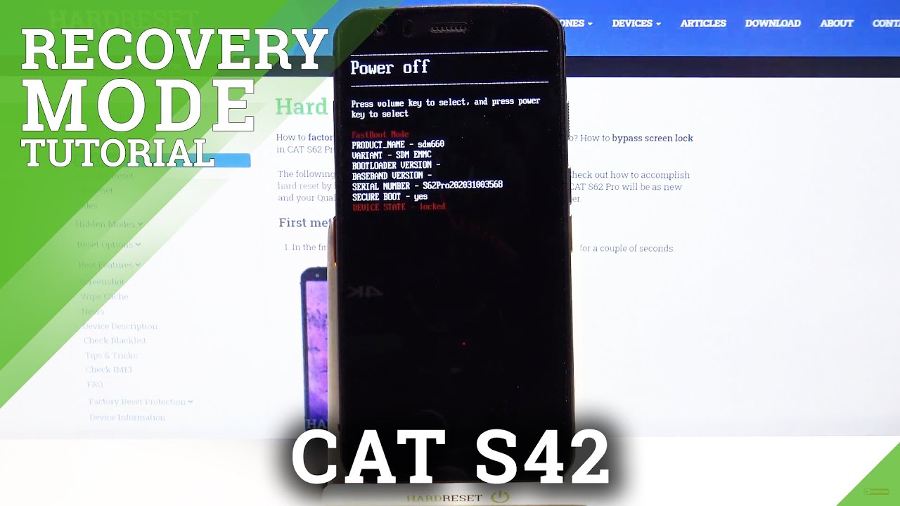 How To Open Recovery Mode In CAT S62 Pro Enter Leave Recovery Menu How To Open Recovery Mode In CAT S62 Pro Enter Leave Recovery Menu
