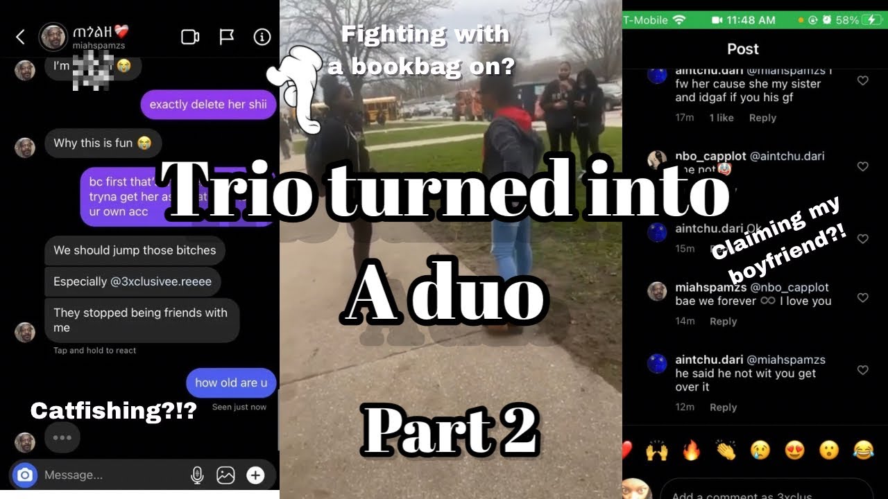 Trio Turned into a Duo PART 2 *Fight Video Included* - YouTube