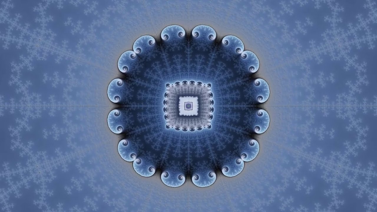 Celtic Blue - Celtic Fractal Zoom (4k 60fps) - YouTube