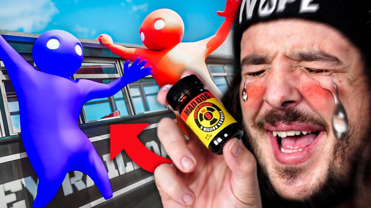 GANG BEASTS HOT SAUCE CHALLENGE HAD ME CRYING - YouTube