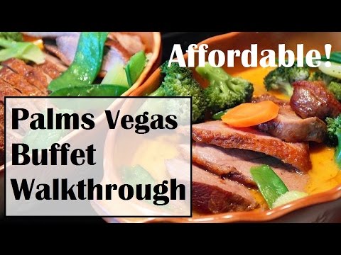 Vegas Palms Dinner Buffet Full Walkthrough - YouTube