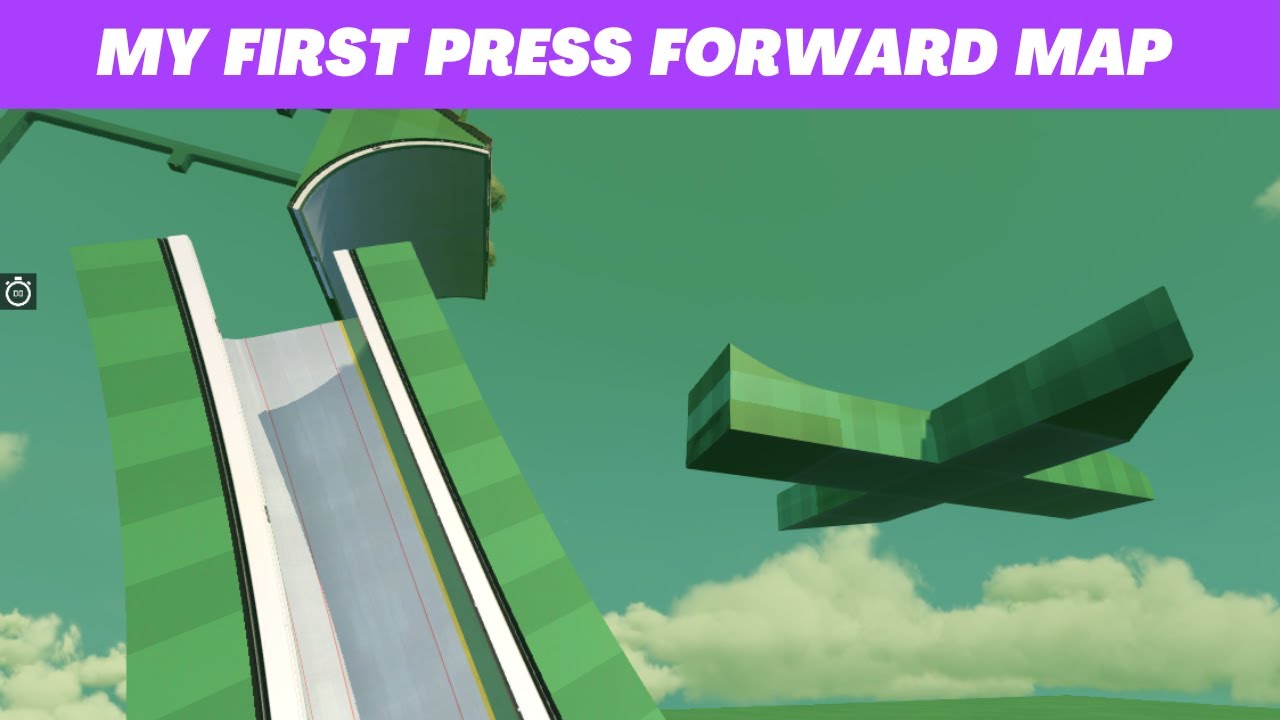 My first press forward track in Trackmania. - YouTube