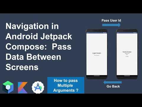 Navigation In Android Jetpack Compose | Navigate From One Screen To Another In Jetpack Compose ...