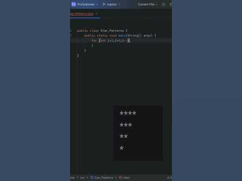 Java Quick Tip💡: Printing Star Patterns #programmingfun #java #shorts #shortvideo - YouTube