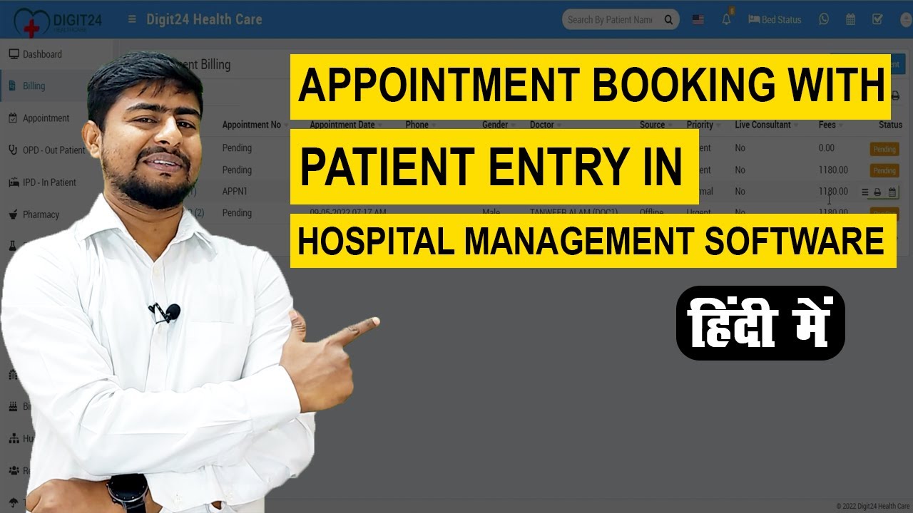 Part HA3 : Appointment Booking in Hospital Management System | Software ...