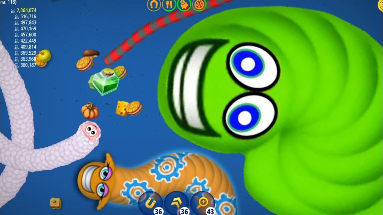 CACING ALASKA // Si hijau memburu cacing-cacing Alaska. // worms zone ...