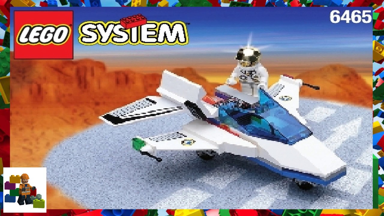 LEGO instructions - Town - Space Port - 6465 - Space Port Jet - YouTube