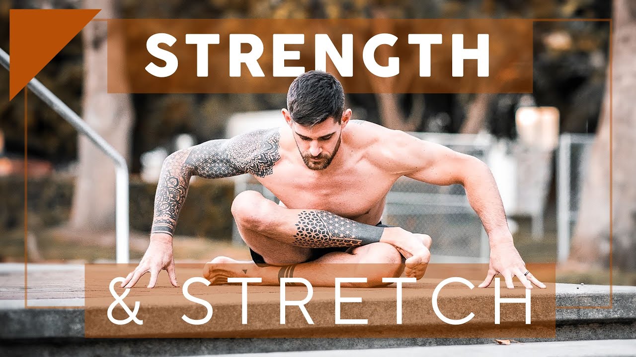 20 Minute Intermediate Yoga Routine: Strength & Stretch - YouTube