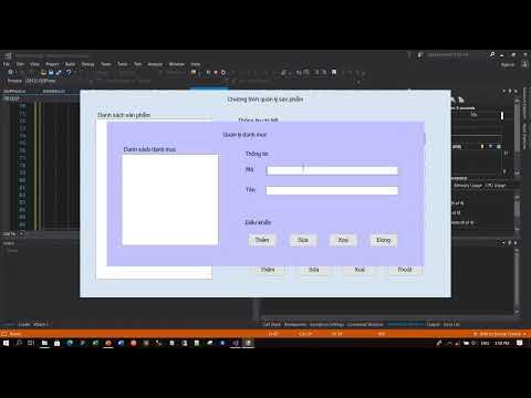 [C#] Lập trình WinForm - Quản lý sản phẩm - YouTube