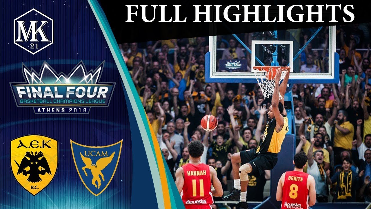 ΑΕΚ - Μούρθια 77-75 Full Highlights BCL Semi-Final 4/5/18 HD - YouTube