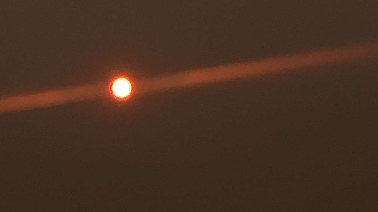A partial solar eclipse is happening right now in Perth. - YouTube