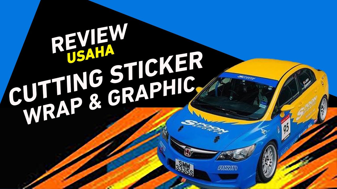 Review Usaha Desain & Cutting Stiker - YouTube