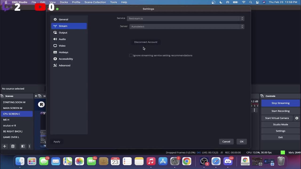 How to stream multiple platforms on OBS (2023) - YouTube