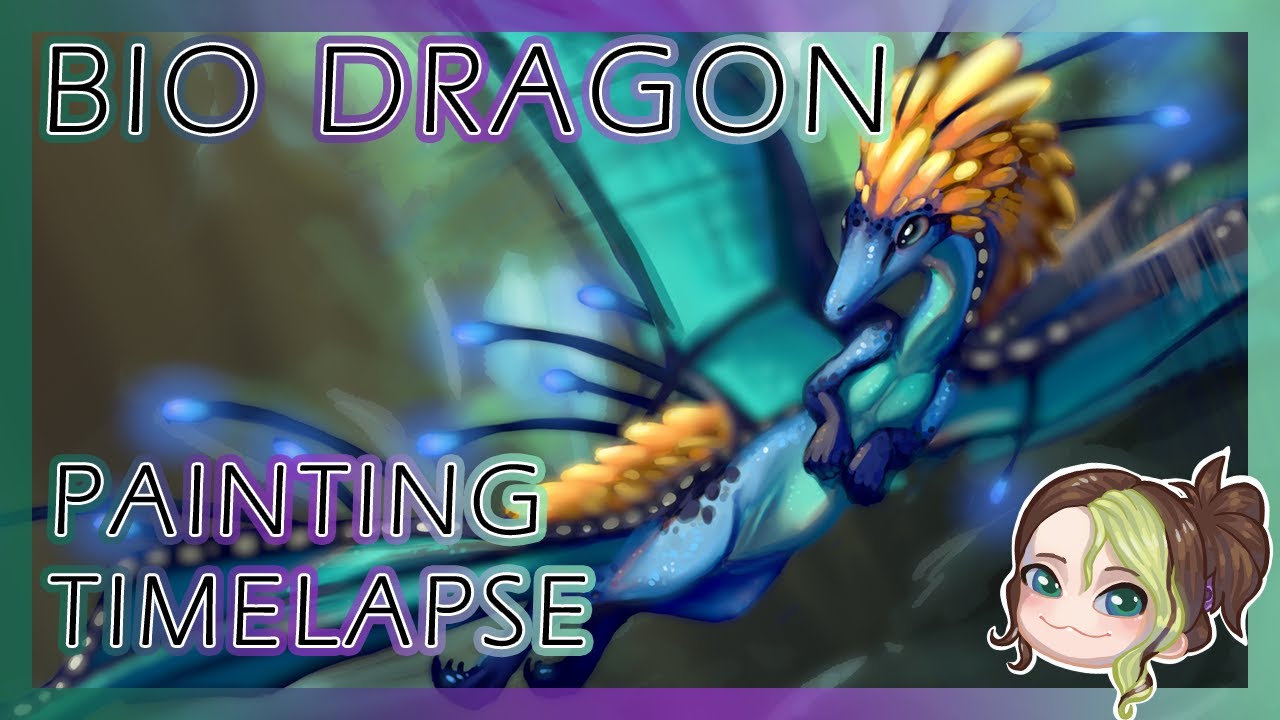 Bio Dragon Painting Timelapse - YouTube