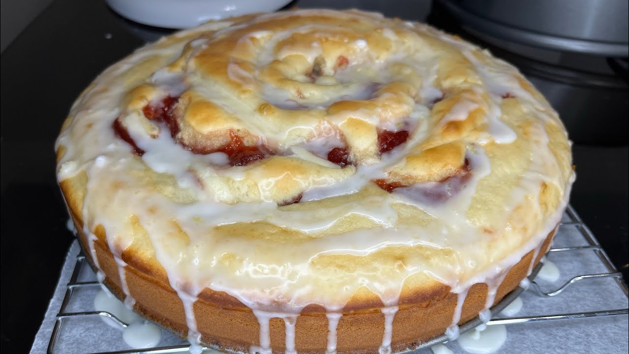 STRAWBERRY LEMON SWIRL CAKE RECIPE | EPISODE 9 | GET BAKED WITH ME ...