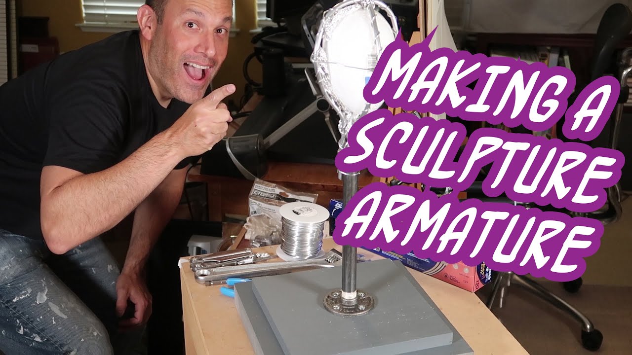 How to Sculpt: Clay Sculpture Armature Tutorial Fine Art - Watch me ...
