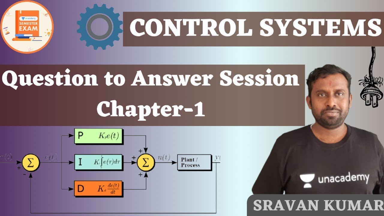 Question to Answer Session | Chapter-1 | Control Systems | GATE/ESE | Y ...