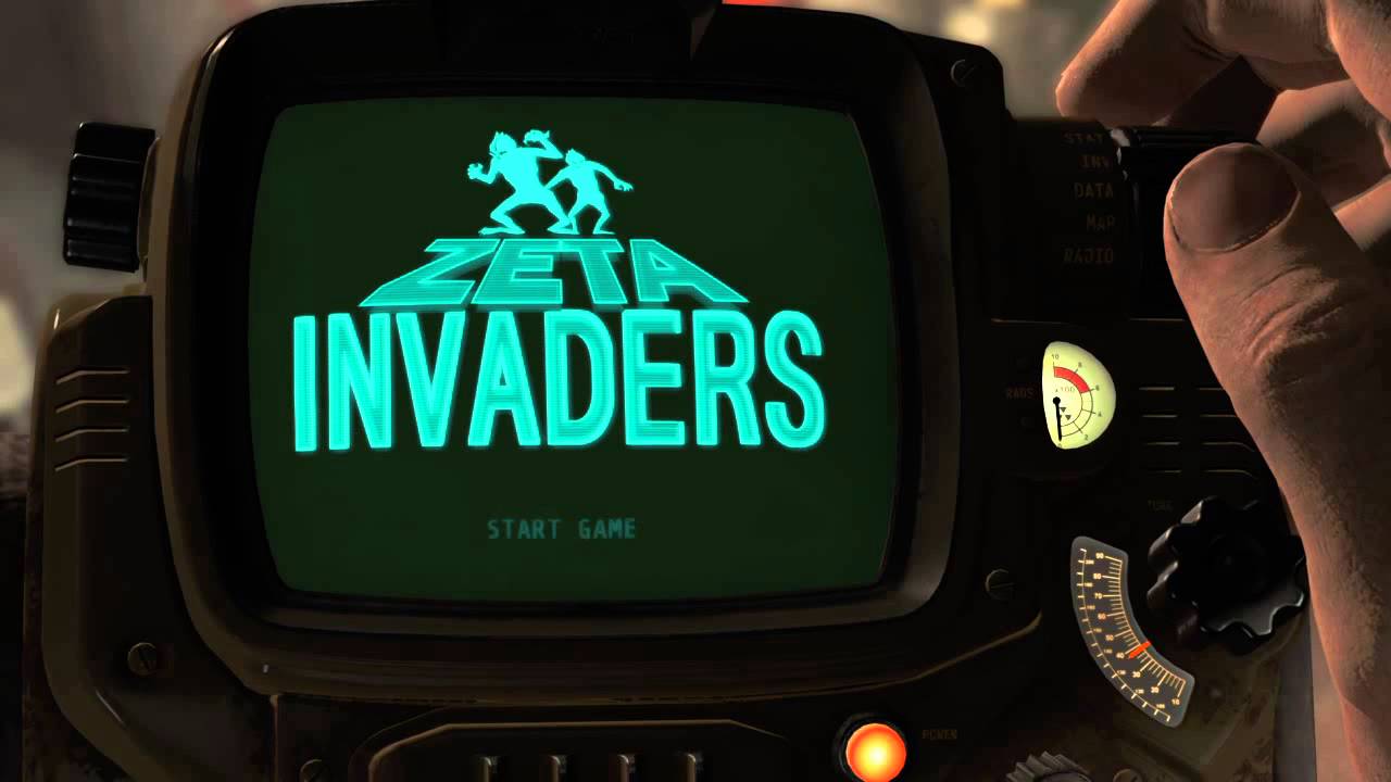 Fallout 4 Holotape Games - Zeta Invaders - YouTube
