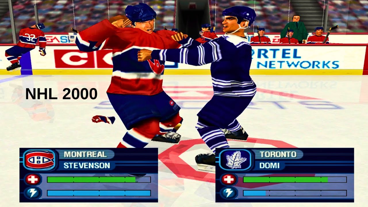VINTAGE HOCKEY 1999 2000 SEASON GAME 1 LEAFS - CANADIENS NHL 2000 PC ...