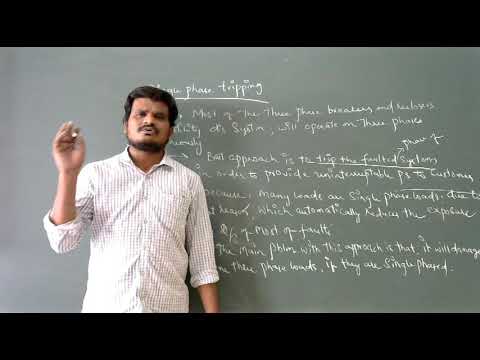 single phase tripping and multiple events - YouTube