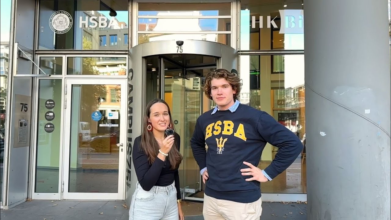 Campus-Tour durch die HSBA Hamburg School of Business Administration ...