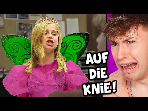 Eingebildetes Mädchen DREHT DURCH
